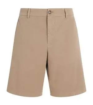 Canali Cotton Bermuda Shorts