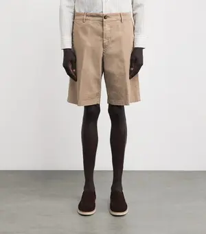 Canali Cotton Bermuda Shorts