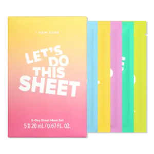 I DEW CARE Let's Do This Sheet 5-day Sheet Mask Set - One-color