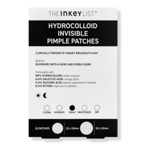 THE INKEY LIST Hydrocolloid Invisible Pimple Patches + Salicylic Acid - One-color
