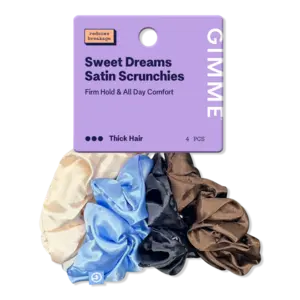 GIMME BEAUTY Satin Hair Scrunchies - Multi-color