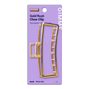 GIMME BEAUTY Rectangle Metal Claw Clip - One-color