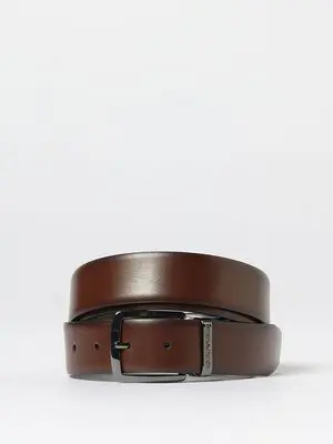 Emporio Armani Emporio Armani Reversible Leather Belt Dark