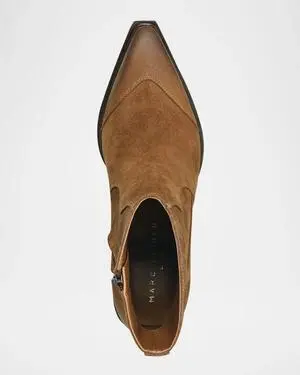 Marc Fisher Giulie Leather Western Booties