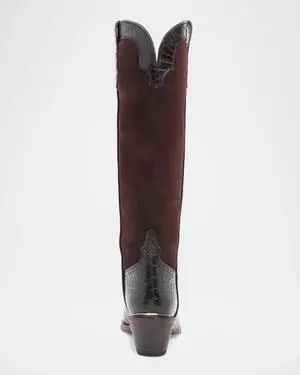 Partlow Mira Western Knee Boots - Moro