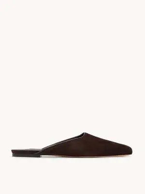 Women's Flat Suede Mules