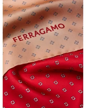FERRAGAMO Madras Silk Scarf