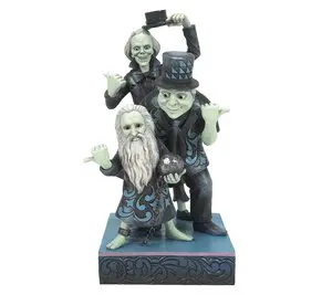 JIM SHORE Disney Traditions Hitchhiking Ghosts Figurine 9.3in - One-color