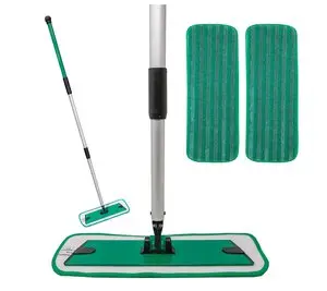 DON ASLETT 12' Aluminum Mop With 2 Microfiber M Op Pads - One-color