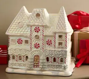 HOMEWORX BY SLATKIN + CO. Pearlescent Gingerbrd House W/ Candle - One-color