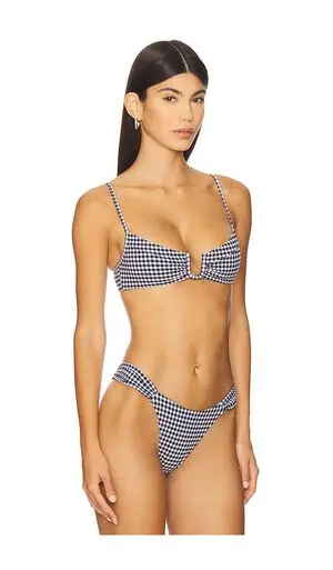 L*Space Peyton Bikini Top - Atta Girl Gingham
