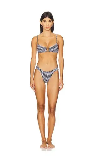L*Space Peyton Bikini Top - Atta Girl Gingham