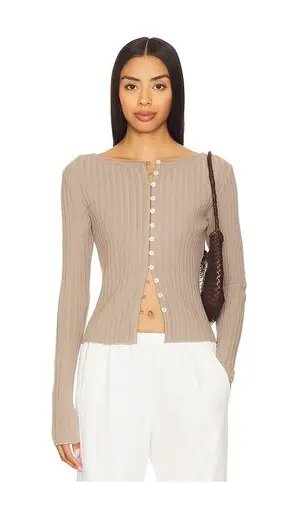 Fitted Ribbed Long Sleeve Blouses