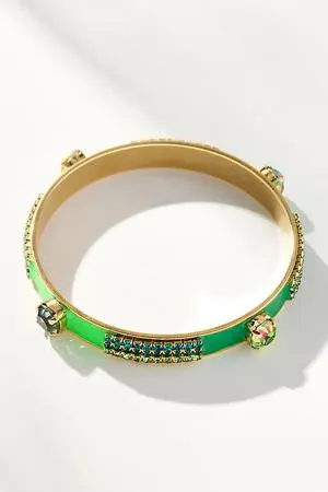TOVA Mireya Bangle Bracelet Green