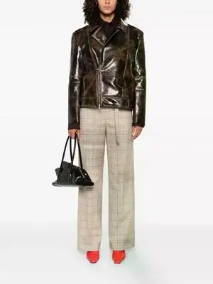 Patrizia Pepe Long-sleeved Biker Jacket