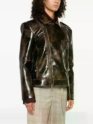 Patrizia Pepe Long-sleeved Biker Jacket