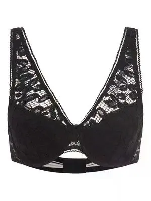 Wolford Lace-embroidered Bra - Black