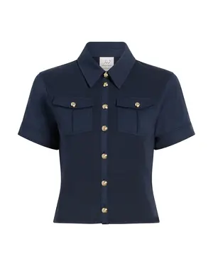 Cinq À Sept Tiana Shirt - Navy