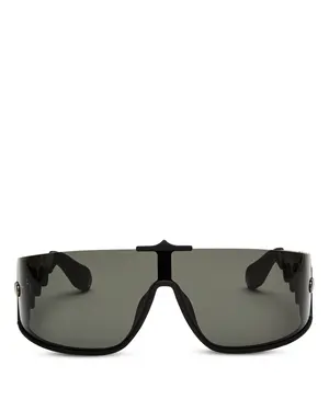 CHRISTIAN LOUBOUTIN Shield Sunglasses, 141mm
