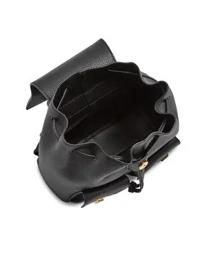 FERRAGAMO Gancini Leather Backpack - Nero