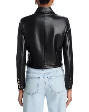 Generation Love Lola Faux Leather Jacket - Black