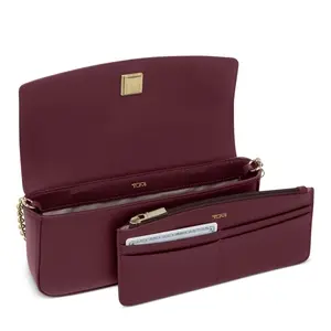 Tumi Convertible Wallet Crossbody - Wine