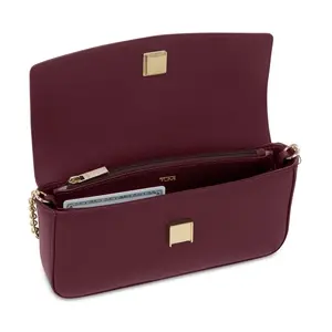 Tumi Convertible Wallet Crossbody - Wine