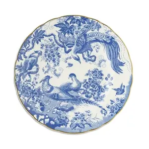 ROYAL CROWN DERBY Aves Blue Salad Plate - Multi