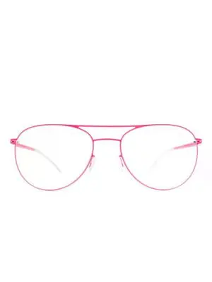 Mykita Pilot-frame Metal Glasses - Pink
