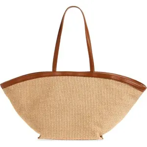 REFORMATION Lucia Tote - Natural Raffia