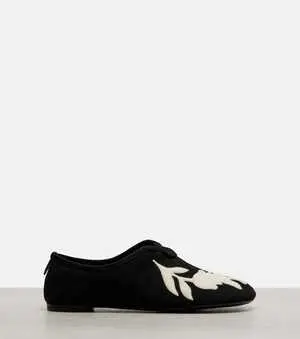 Loro Piana Floaty Embroidered Flats