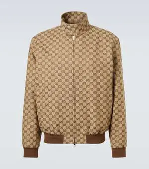 Gucci Gg Canvas Bomber Jacket