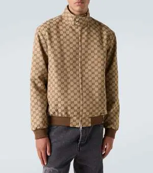 Gucci Gg Canvas Bomber Jacket