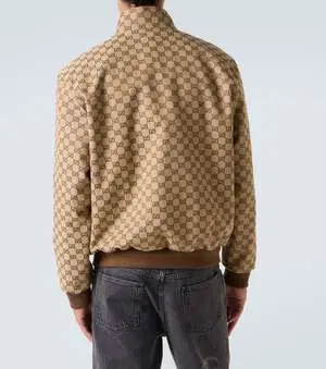 Gucci Gg Canvas Bomber Jacket