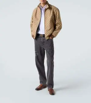 Gucci Gg Canvas Bomber Jacket