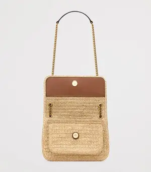 Saint Laurent Mini Raffia Nikki Shoulder Bag