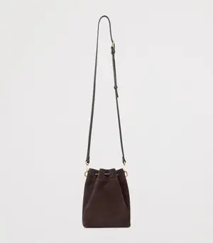 JIMMY CHOO Suede Cinch Mini Bag