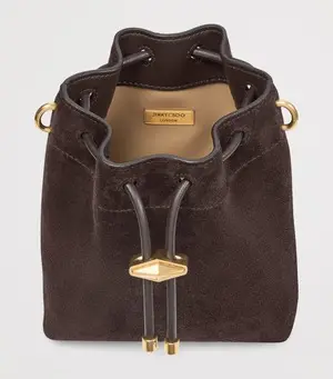 JIMMY CHOO Suede Cinch Mini Bag