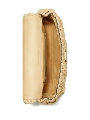 Tory Burch Kira Raffia Crossbody Bag