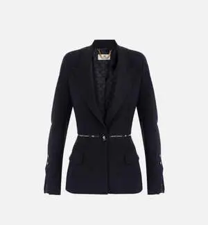 Elisabetta Franchi Notched Lapel Blazers For Women