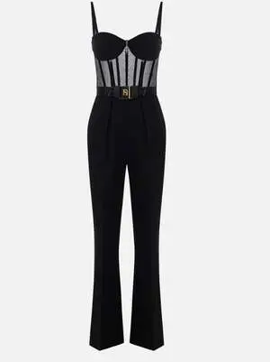 Elisabetta Franchi Bustier Jumpsuits