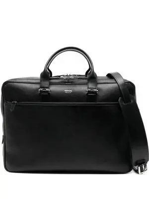 TOM FORD Grain Leather Briefcase - Black