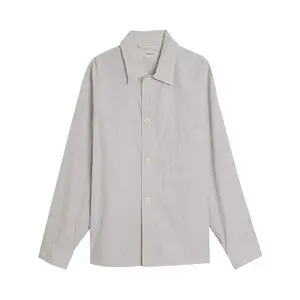 LEMAIRE Pajama Shirt 'creamy White/taupe/black - Cream