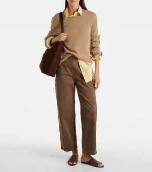 AESTHER EKME Sac Supple Suede Tote Bag - Brown