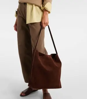 AESTHER EKME Sac Supple Suede Tote Bag - Brown