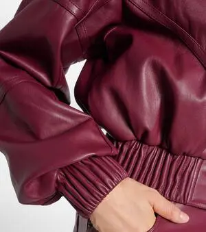 ROTATE BY BIRGER CHRISTENSEN Cropped Bomber Jacket