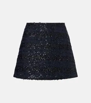Blue Sequin Skirts