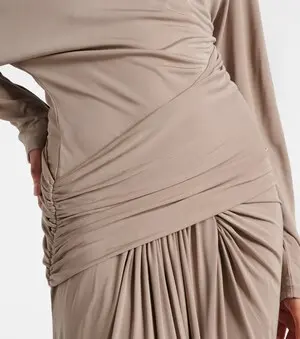 Christopher Esber Vala Draped Maxi Dress - Beige