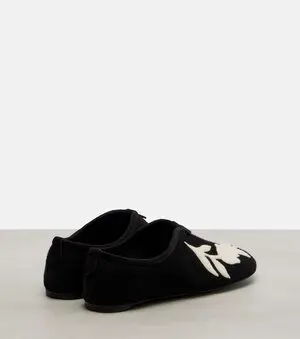 Loro Piana Floaty Embroidered Flats