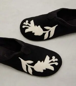 Loro Piana Floaty Embroidered Flats